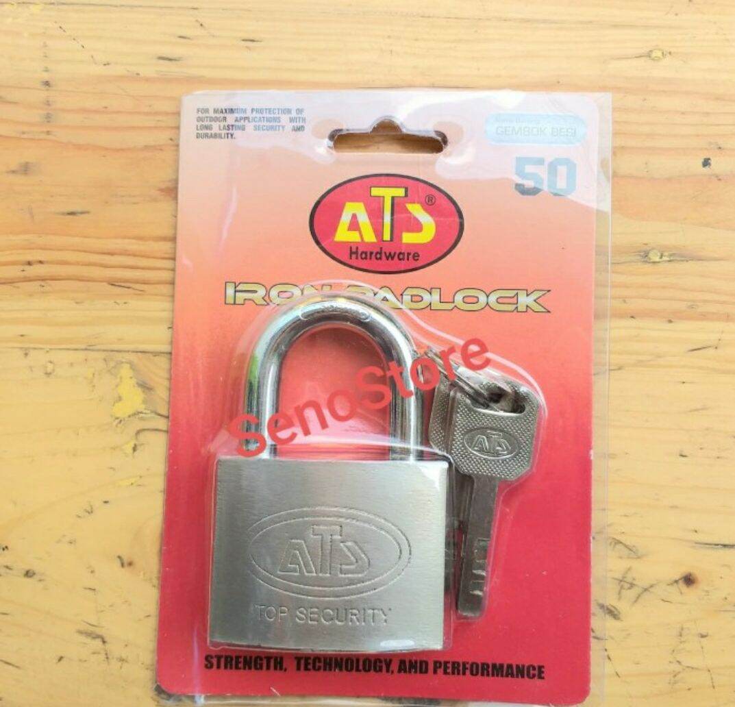 ATS Gembok 50 mm leher pendek atau panjang | Lazada Indonesia