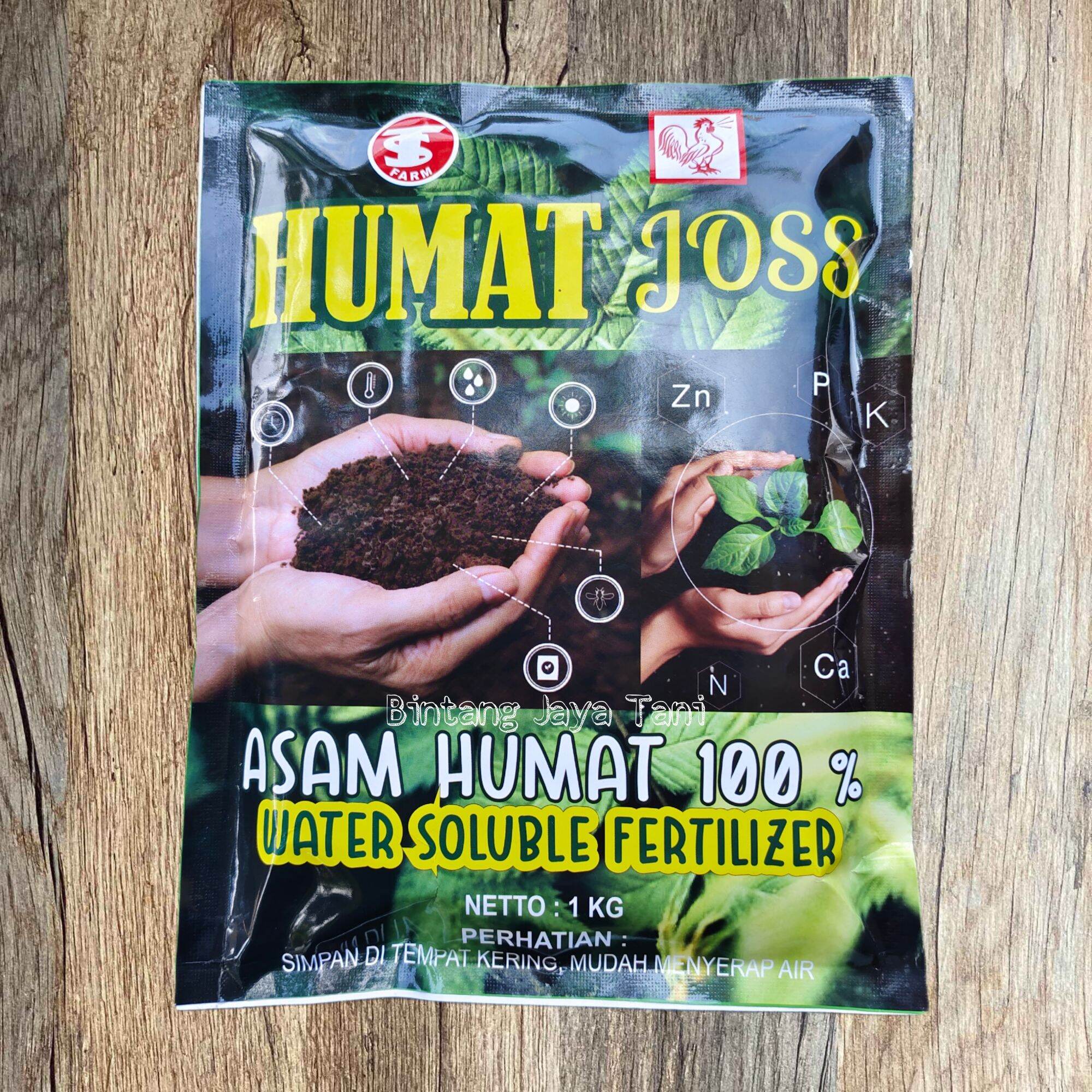 HUMAT JOSS 1 KG/ PUPUK ASAM HUMAT 100% ORGANIC/ Larut air/ Membuat ...