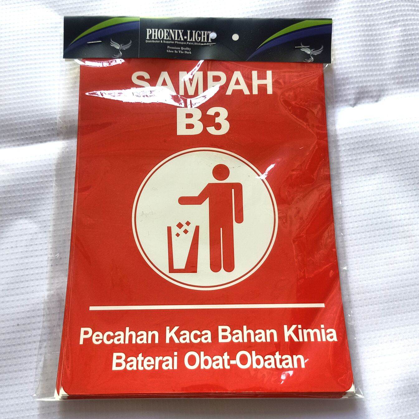 Stiker Rambu Sampah B3 15x20 | Lazada Indonesia
