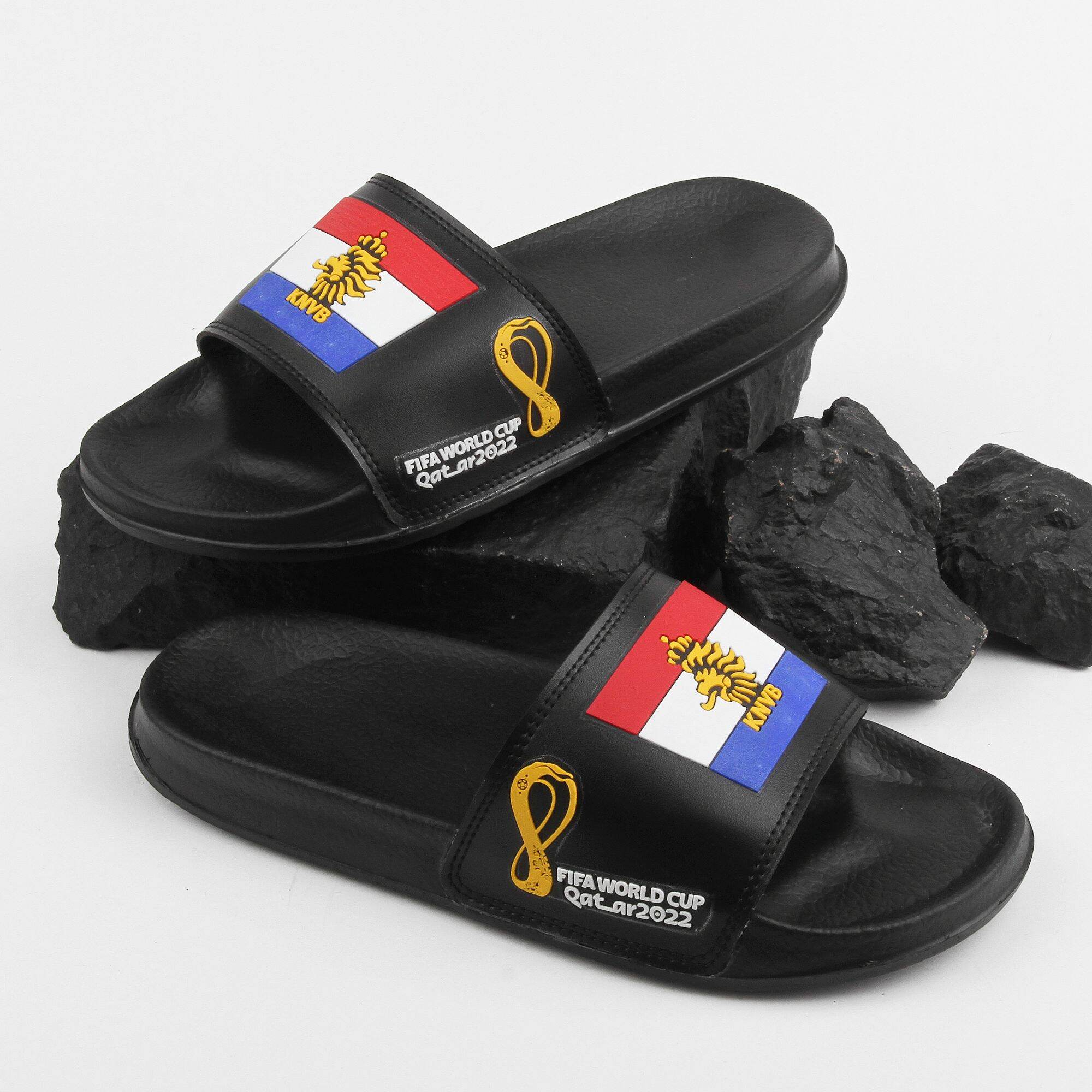 Sandal selop negara belanda world cup 2022 ( buy 2 get 1) | Lazada ...