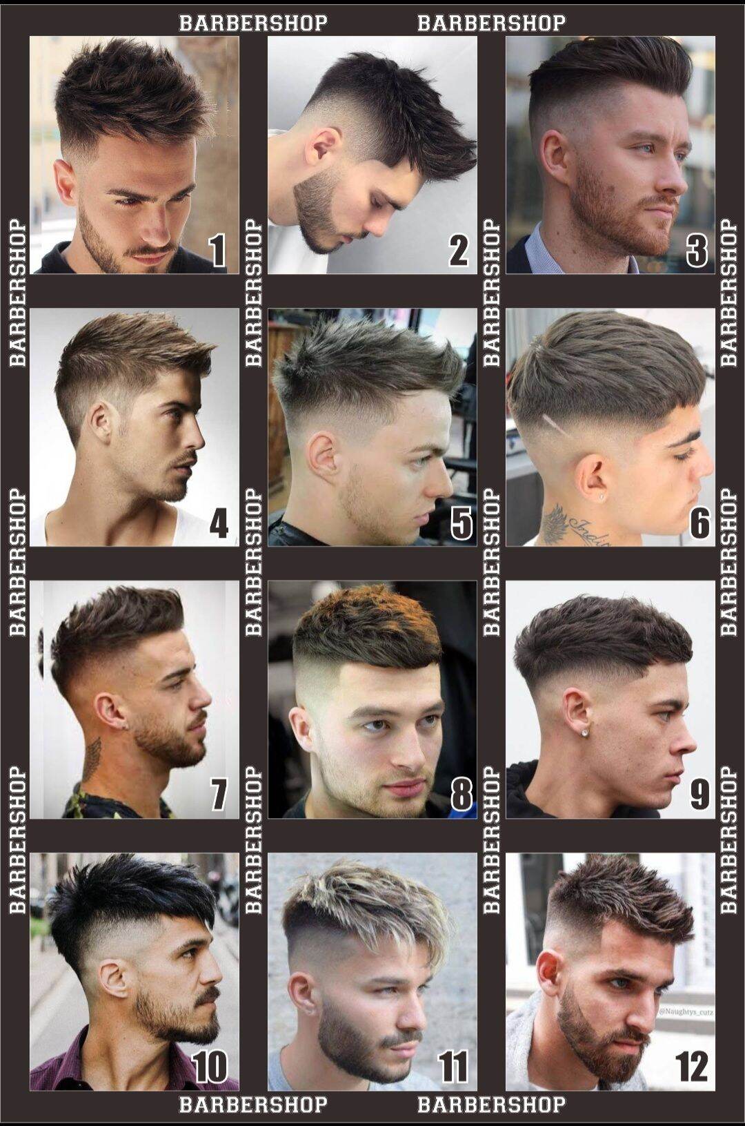 Poster barbersop / poster pangkas rambut / model rambut terbaru keren ...
