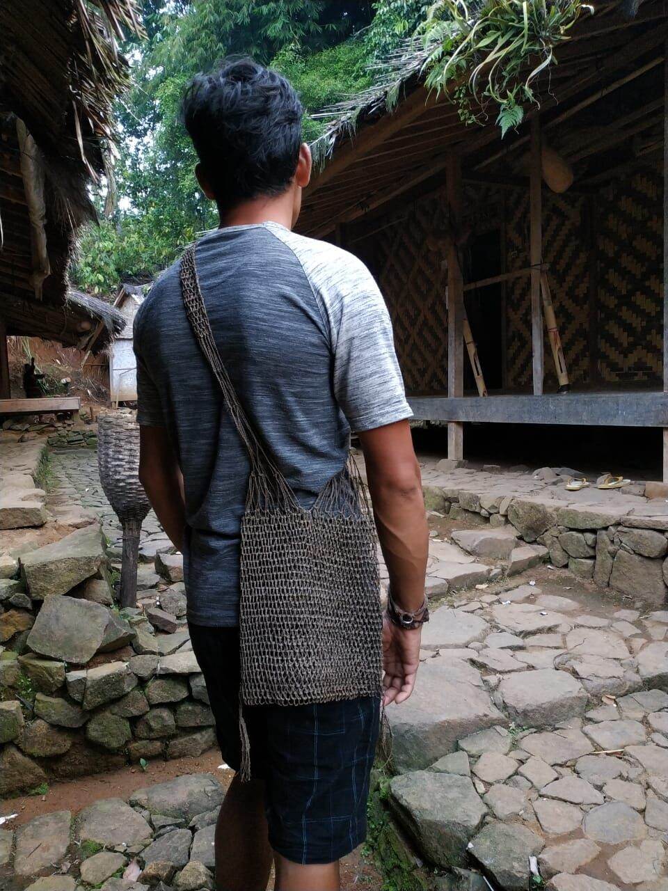 COD BAYAR DI TEMPAT Tas etnik baduy tas Jarog koja baduy serat daun tas selempang tas kaneron ...