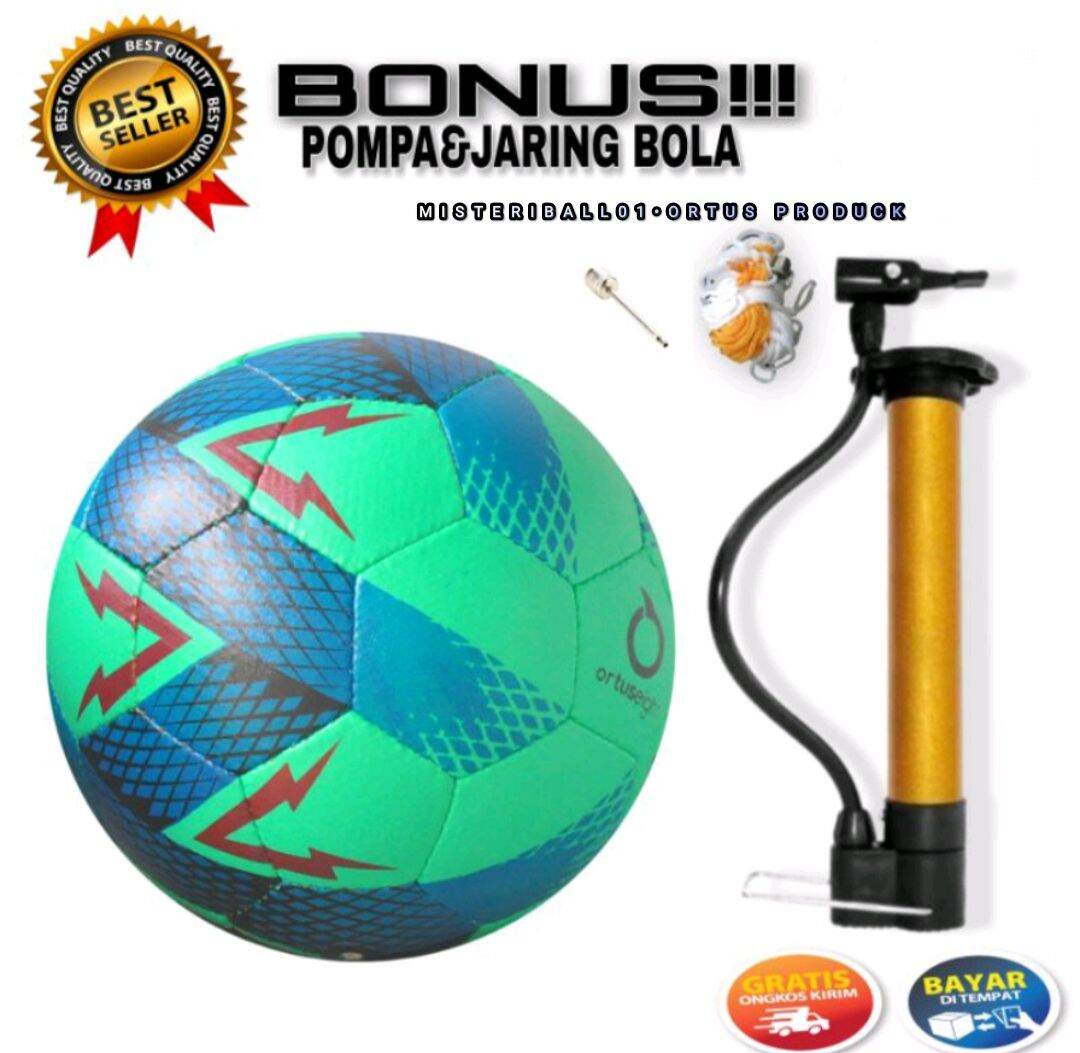 BOLA SEPAK ANAK & DEWASA SIZE 5 ( FREE POMPA,PENTIL & JARING ) ORTUSE ...
