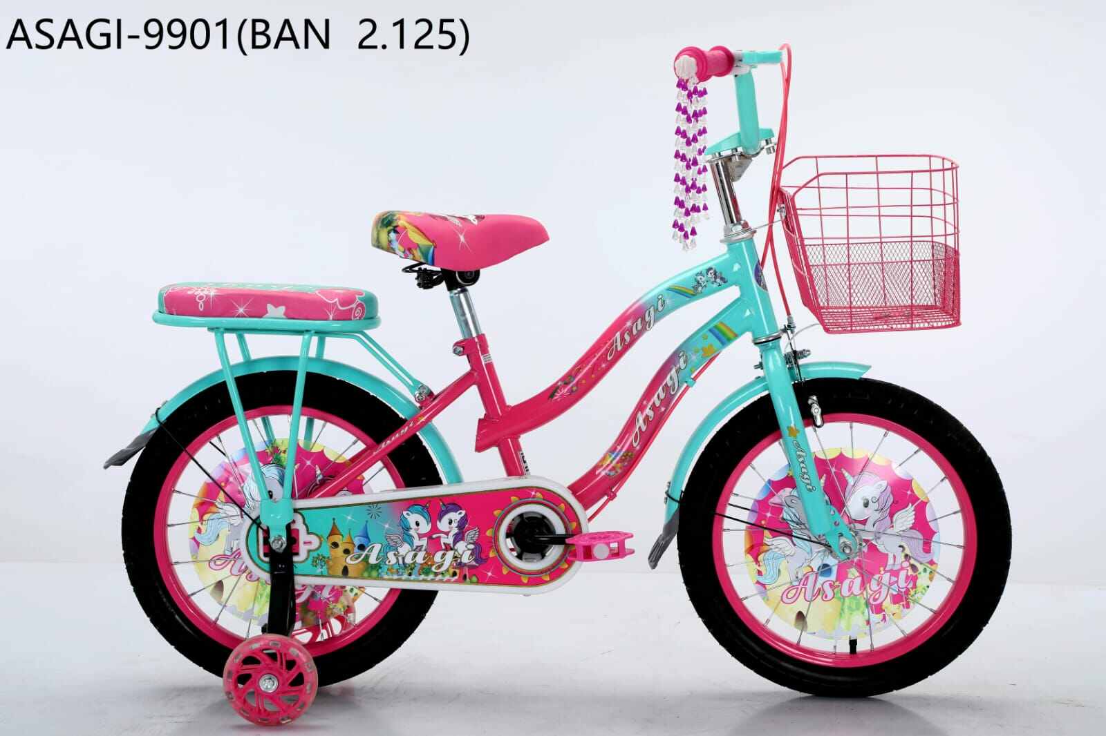 Sepeda mini anak perempuan 16 inch Kuda Poni 5 SD. 7 tahun kualitas ...