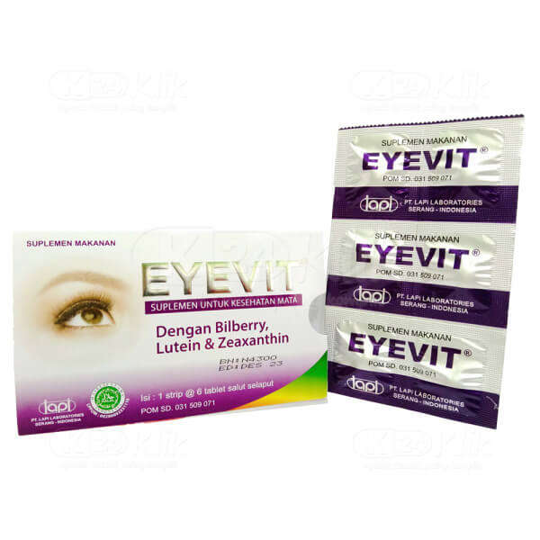 Eyefit Tablet Salut Selaput Vitamin Untuk Mata Dengan Bilberry Lutein & Zeaxanthin | Lazada ...