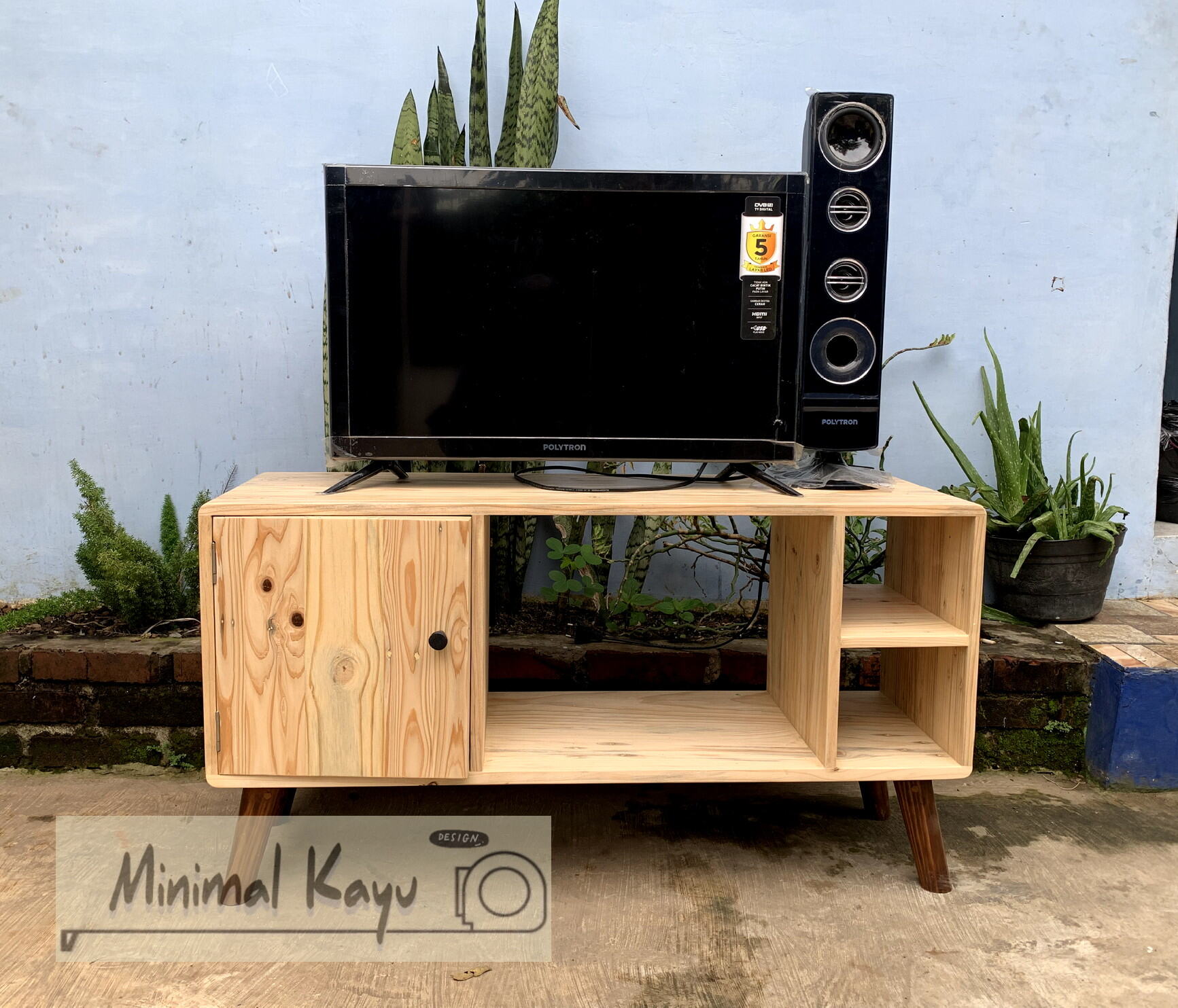 Meja tv minimalis kayu jati Belanda buffet tv | Lazada Indonesia