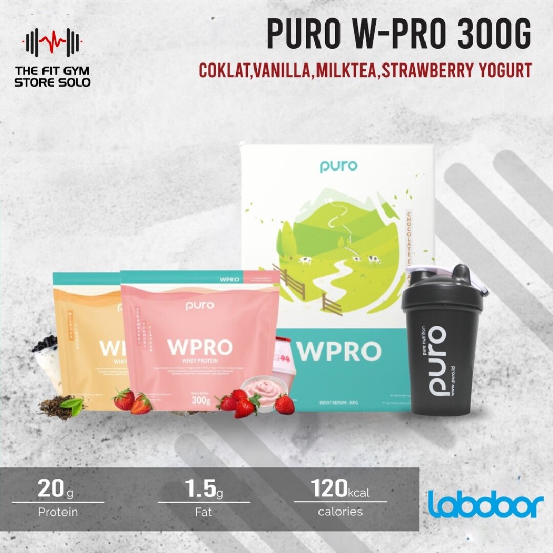 PURO Wpro Whey Protein 300 Gram BPOM Dan Halal | Lazada Indonesia