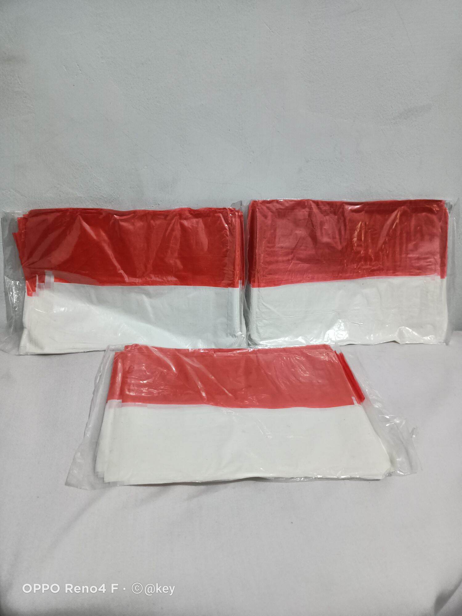 SEPULUH PACK BENDERA PLASTIK MERAH PUTIH PAKET USAHA BENDERA DEKORASI ...