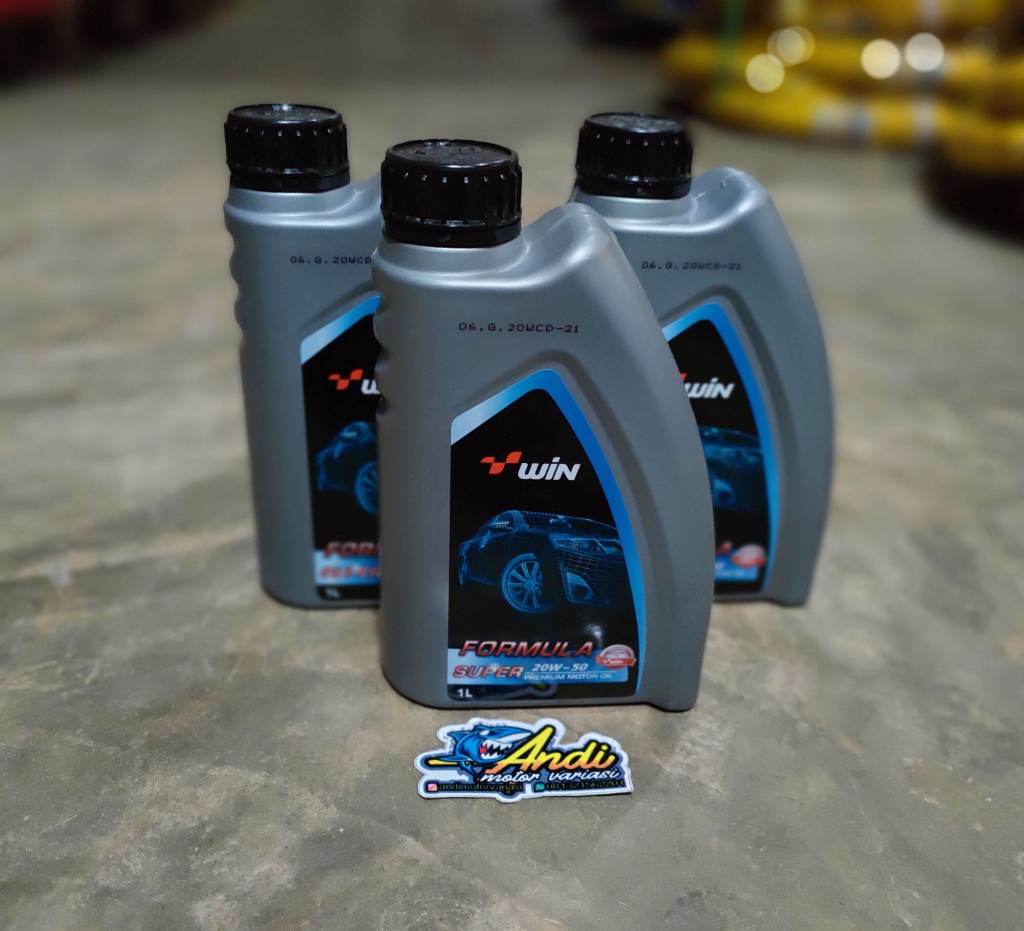Oli Win Formula Super 20W50 4T 1L | Lazada Indonesia