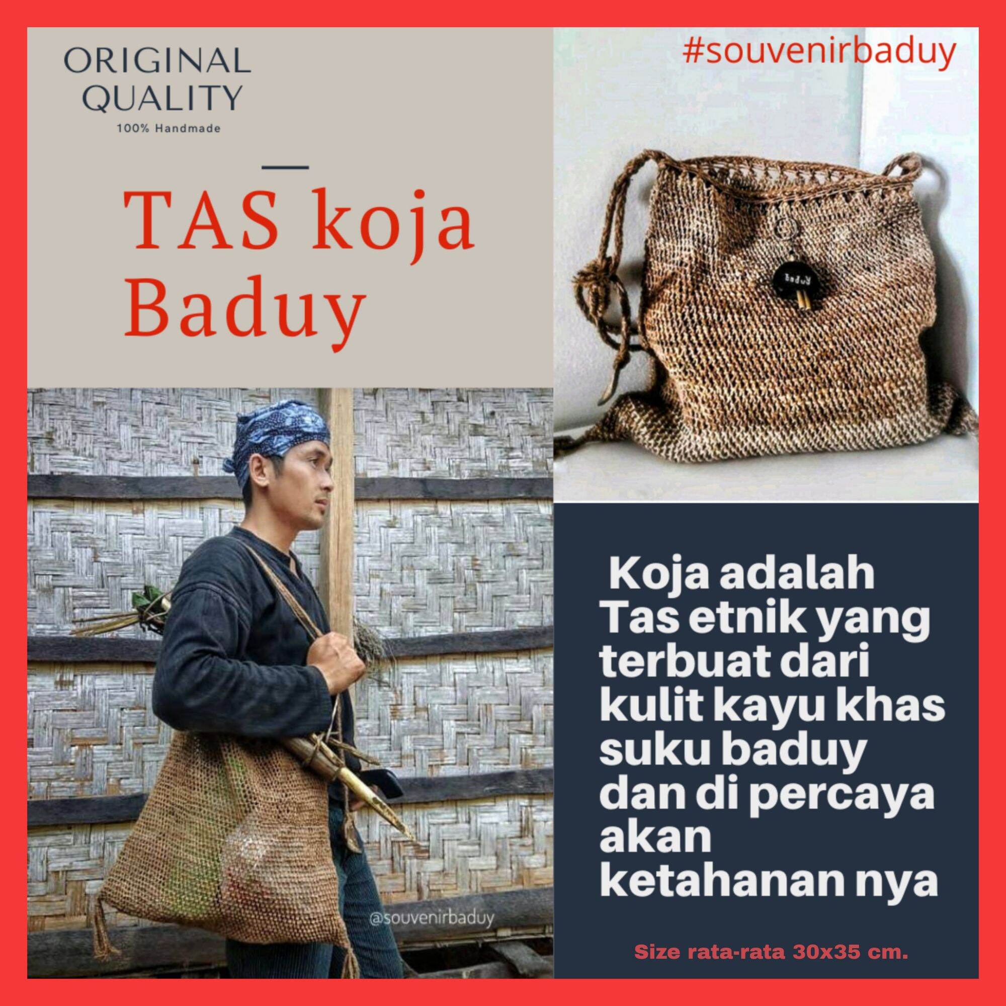 Tas Koja Baduy Tipe Rajutan Lebih Rapat quality | Lazada Indonesia