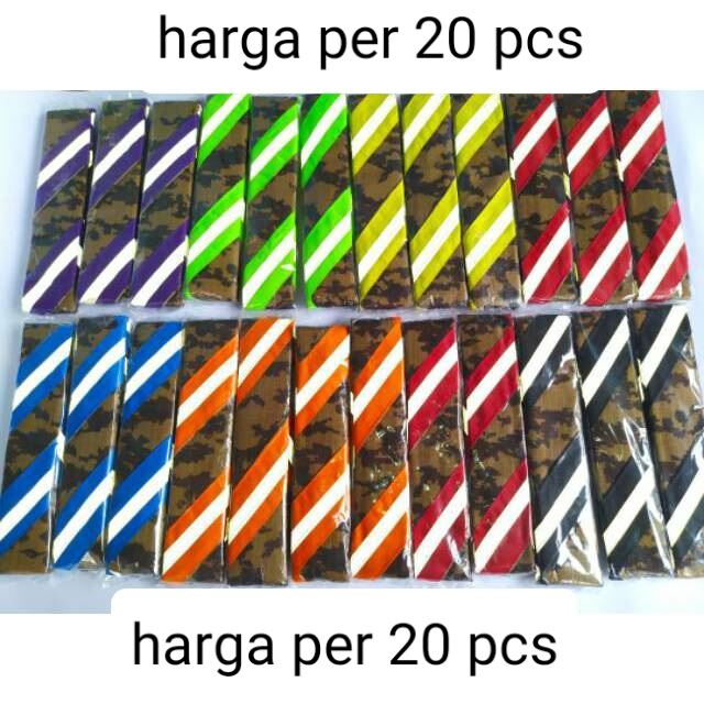 20 biji scarf pramuka loreng list menyala / scraf kacu pramuka isi ...