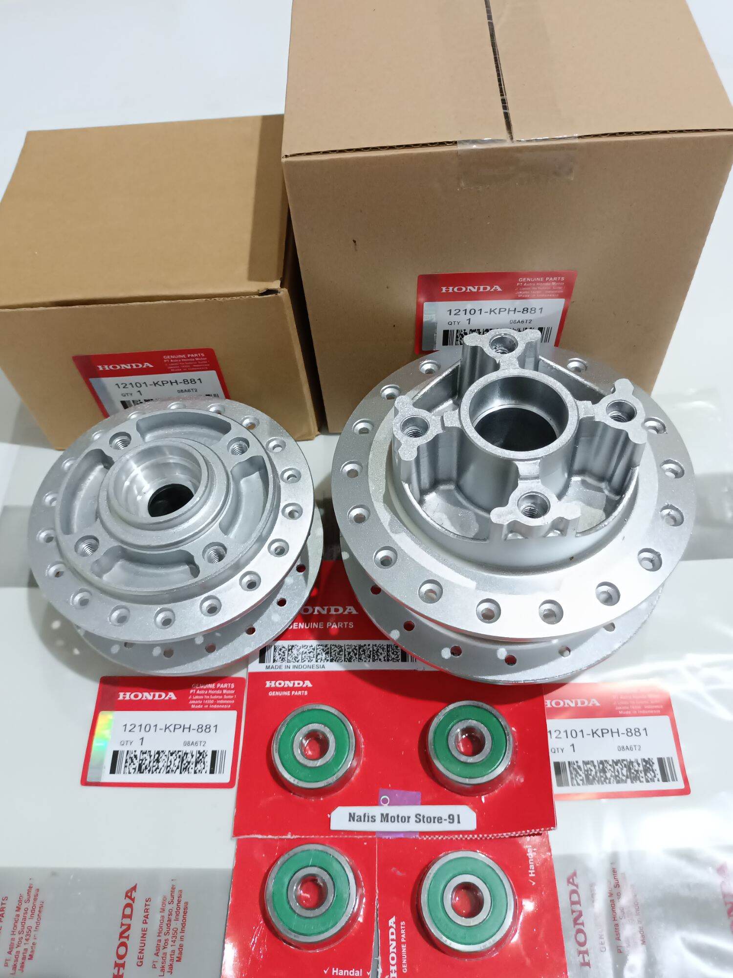 TROMOL TROMBOL CAKRAM (KPH) DEPAN BELAKANG HONDA SUPRA X 125 DD DOUBLE ...