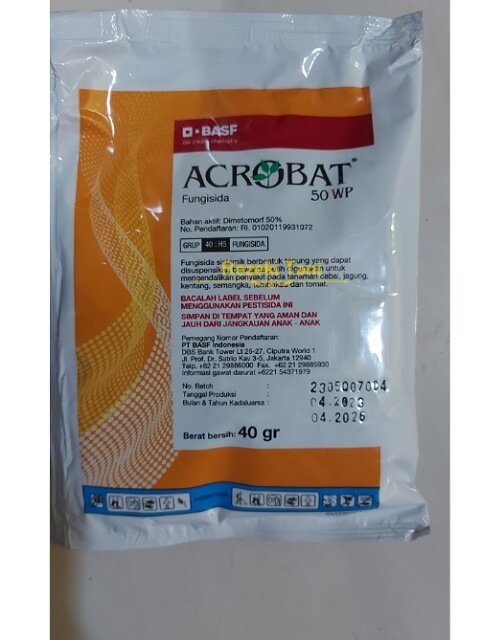 Fungisida Sistemik Acrobat 50WP kemasan 40gr untuk Busuk Daun | Lazada ...