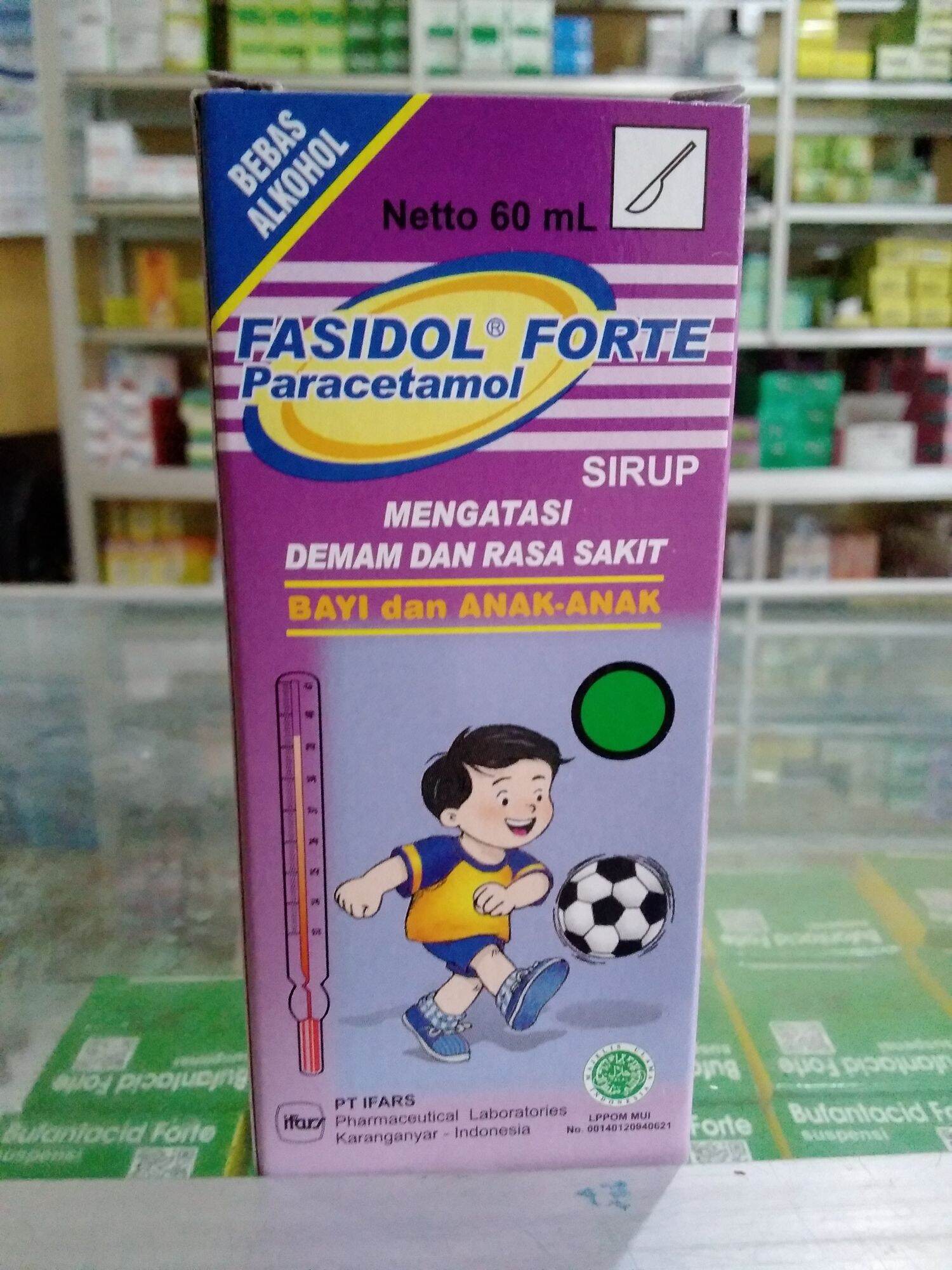 FASIDOL FORTE PARACETAMOL SYRUP DEMAM ANAK | Lazada Indonesia