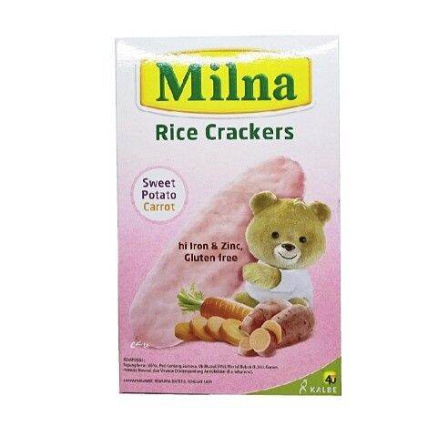 MILNA Rice Crackers Biskuit Cemilan Bayi 20GR | Lazada Indonesia