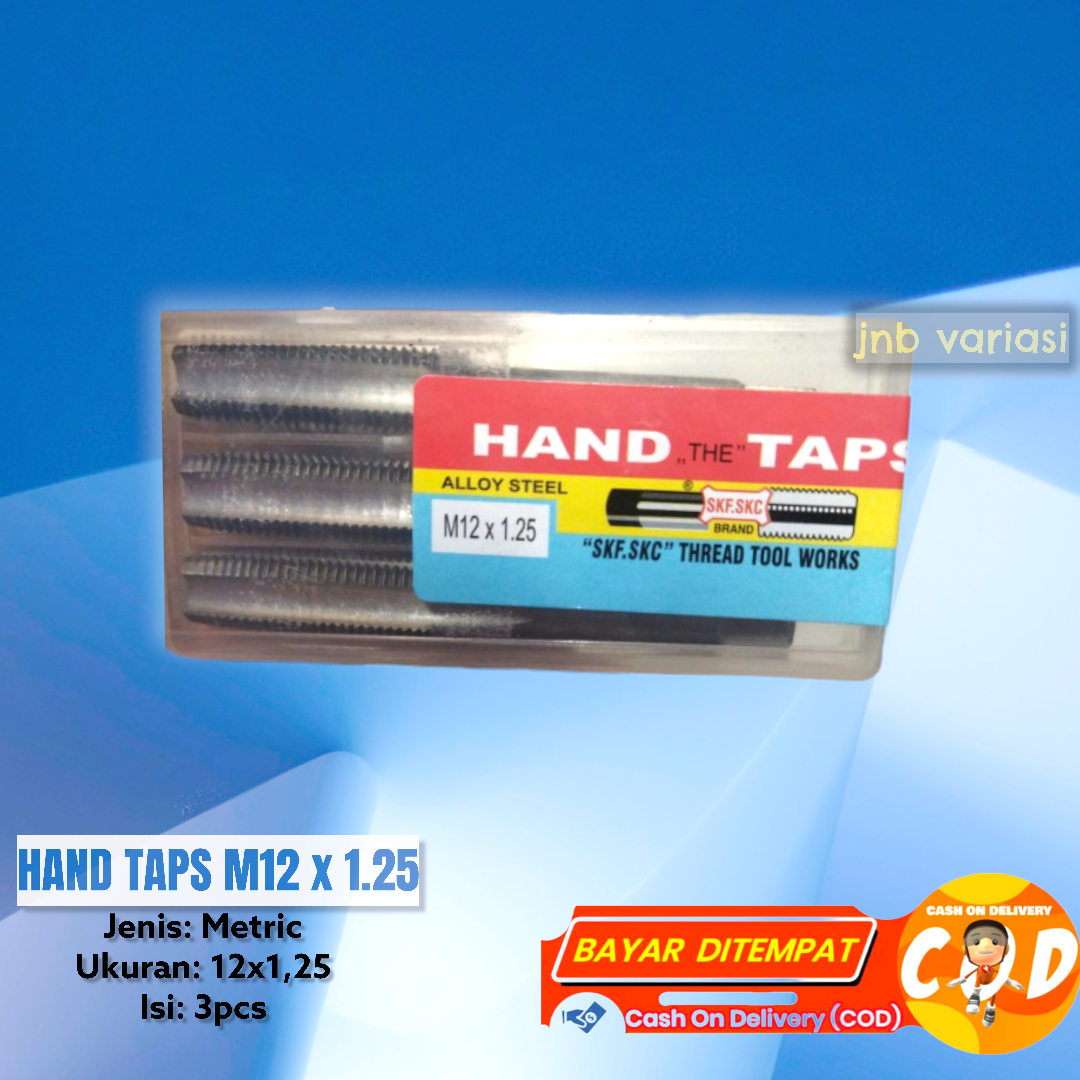 Hand tap senai M12 x 1.25 Mata snai m 12 x 1,25 | Lazada Indonesia