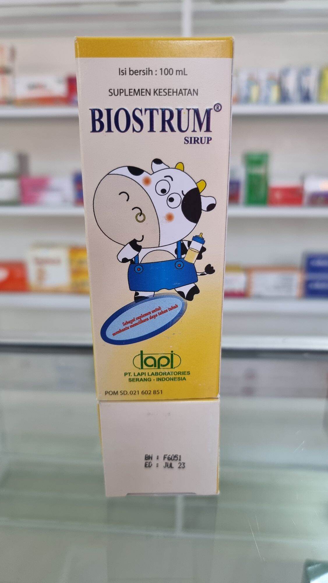 BIOSTRUM SIRUP PERBOTOL ISI 100ML EXP JUL 2023 | Lazada Indonesia