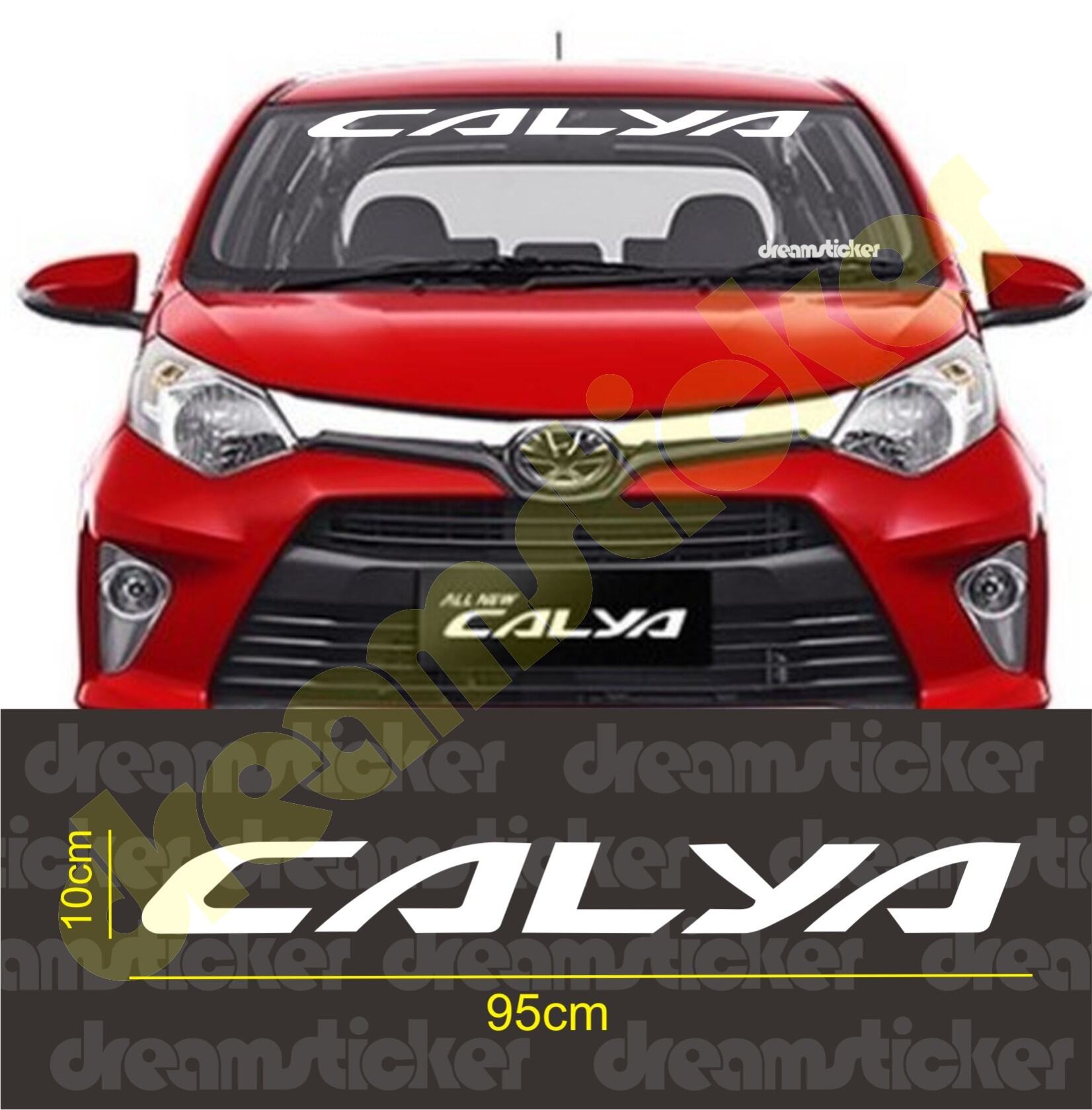 Sticker Stiker Kaca Depan Mobil Toyota Calya Windshield | Lazada Indonesia