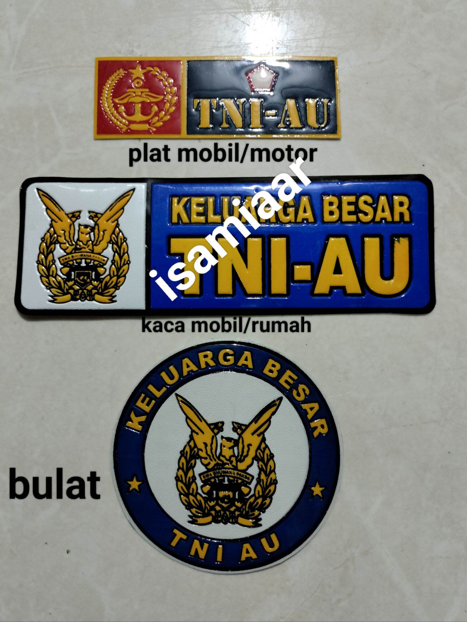 STIKER PLAT MOBIL/MOTOR TNI-AU | Lazada Indonesia