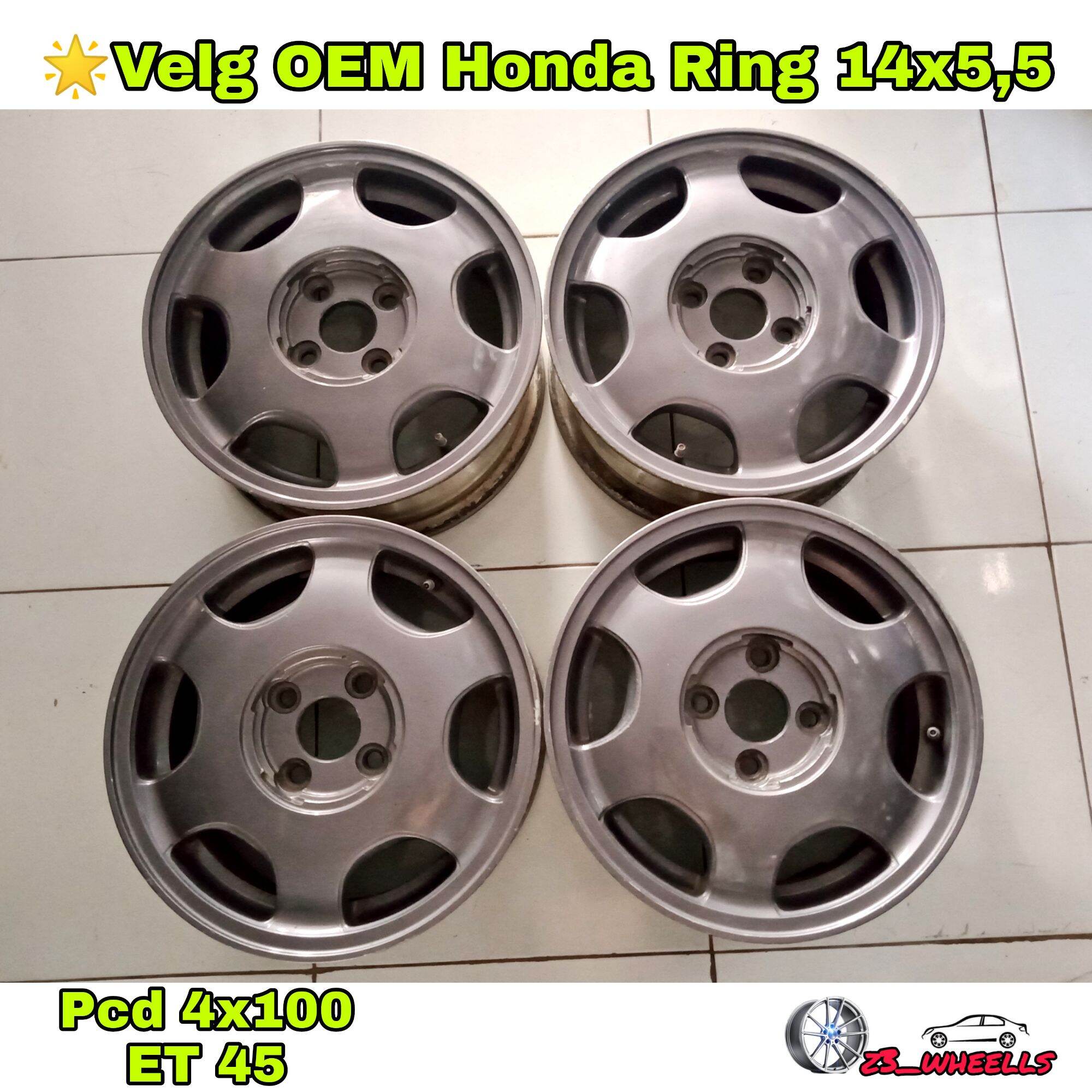 Velg Mobil Bekas Racing Ring 14 Lebar 5,5 Pcd 4x100 | Lazada Indonesia