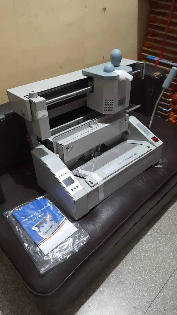Mesin Jilid Buku Lem Panas 38cm Innovatec Semi Automatic Perfect ...