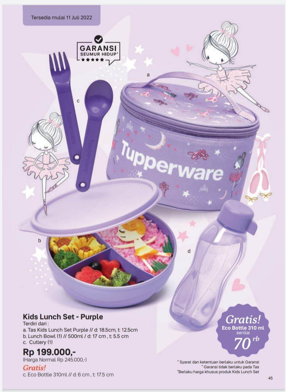 Kids Lunch Set by Tupperware | Lazada Indonesia