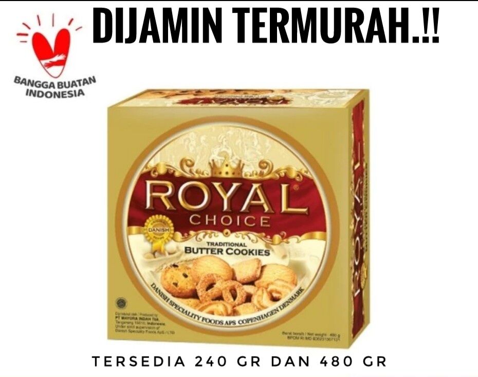 Biskuit Royal Choice Butter Cookies Kue Kering 240gr | Lazada Indonesia