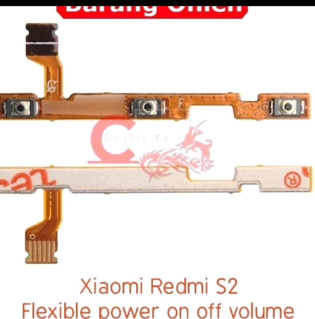 Xiaomi Redmi S2 flexible switch power on off tombol volume ORIGINAL ...
