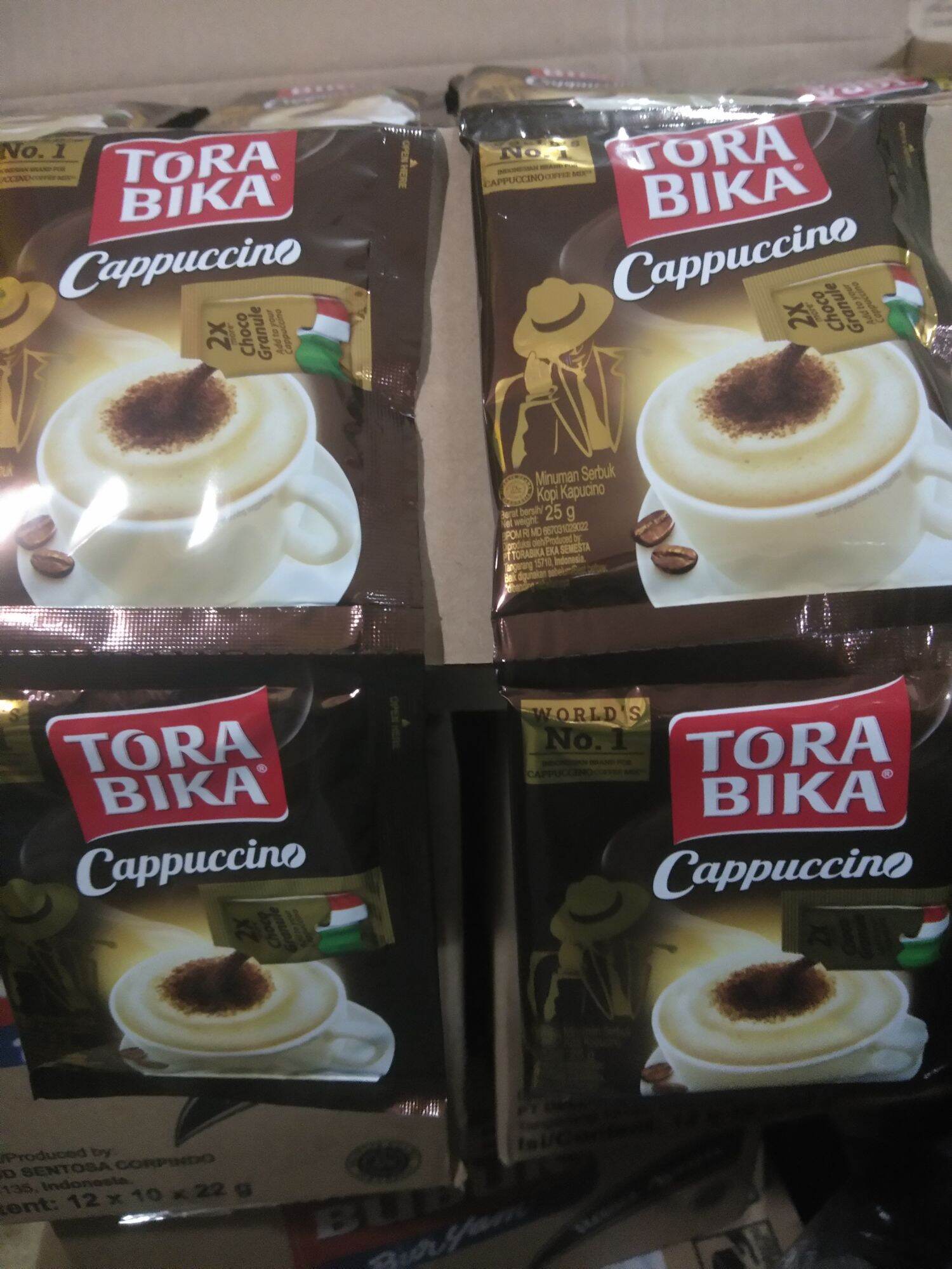 TORABIKA CAPPUCCINO 2X more Choco Granule 1 renceng isi 10 renceng ...