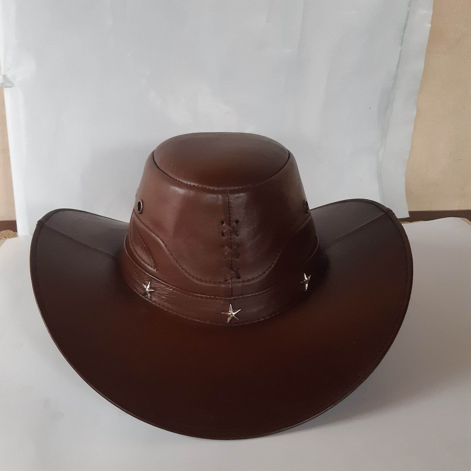 Topi Koboy Kulit Sapi ukuran kepala dewasa | Lazada Indonesia