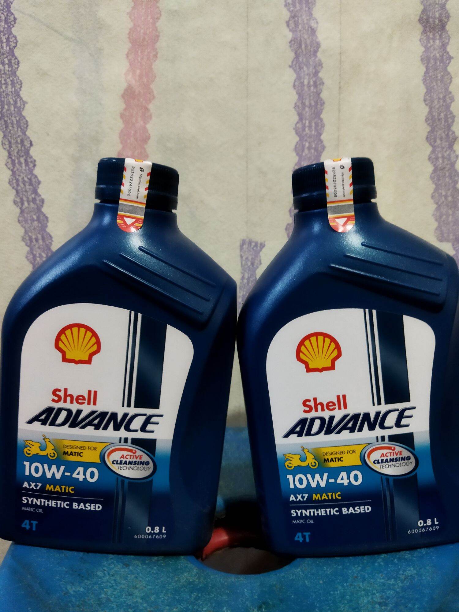 Oli shell matic advance 0,8 10 w -40 (2 oli ) | Lazada Indonesia