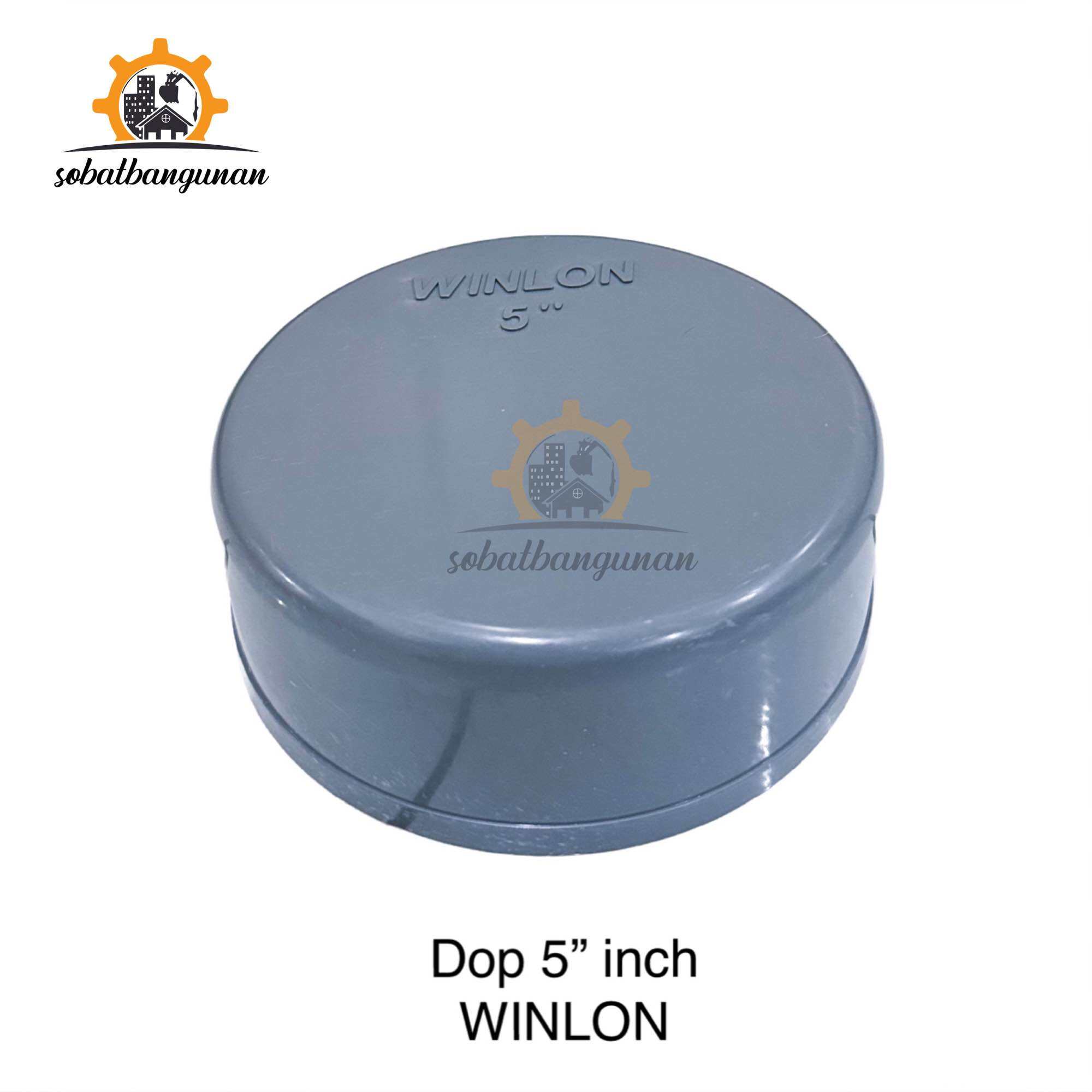 Dop / Tutup 5” inch PVC merk WINLON | Lazada Indonesia