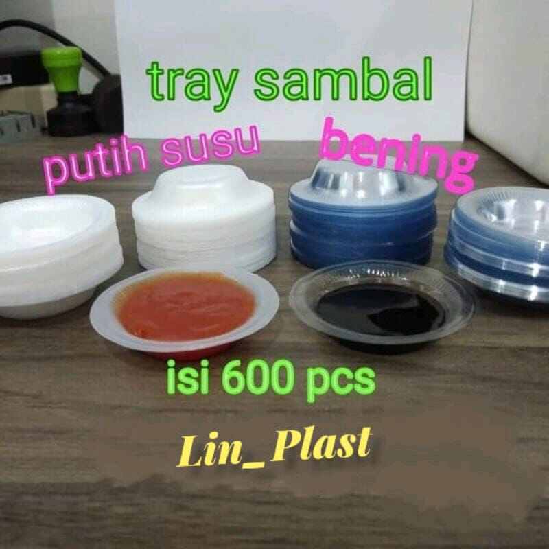 Mika Tray Sambal Saos Kecap / Cup Sambel Saos Mayones Isi 600pcs ...