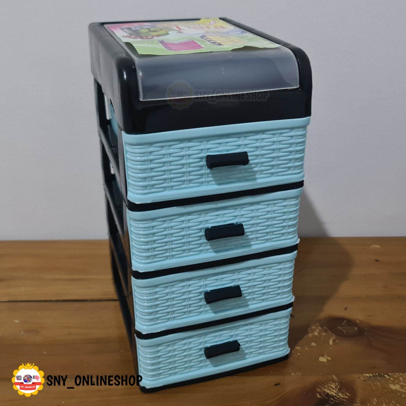 Laci Mini / Mini Container 4 Susun Plastik Tiara HW | Lazada Indonesia