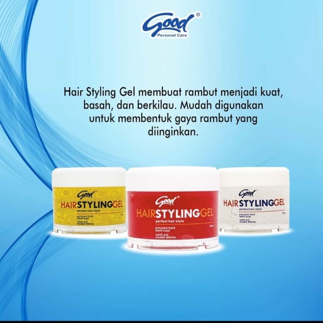 Good STYLING hair gel minyak rambut pria 150 ML | Lazada Indonesia