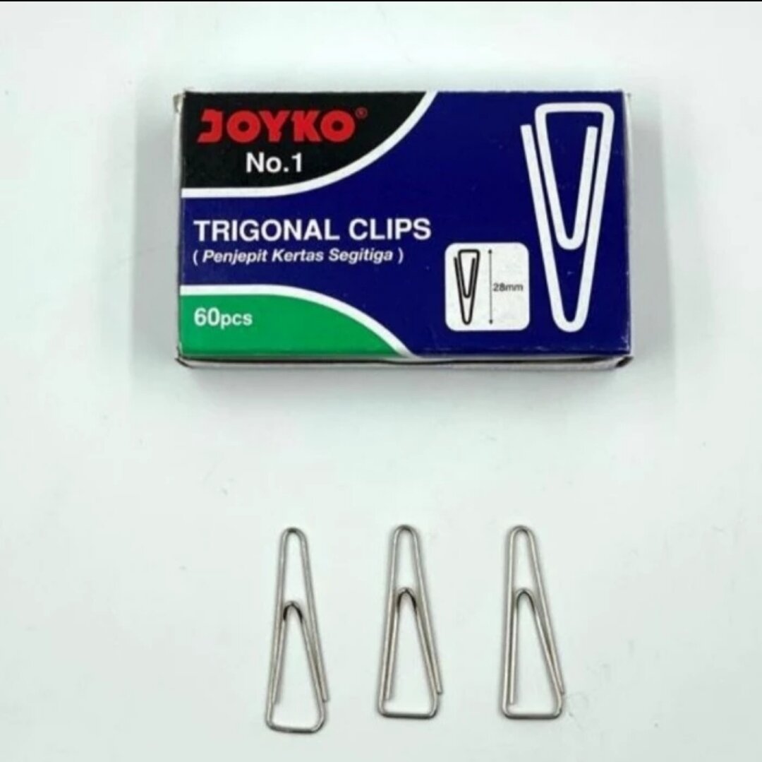 Trigonal Clip / Paper Clip Sedang No 1 Joyco | Lazada Indonesia