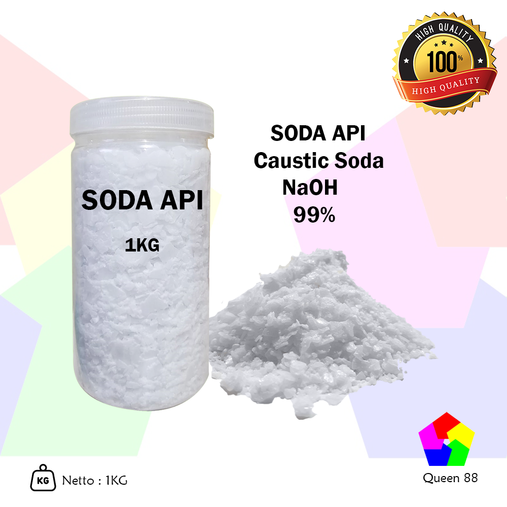 Soda Api 1kg / Caustic soda / NaOH / Anti Mampet / Soda api 1kg Murah ...