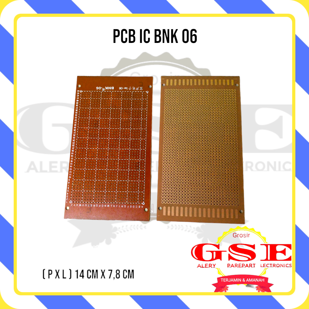 PCB bolong 14cm x 7,8cm / PCB IC bolong 14cm x 7,8cm | Lazada Indonesia