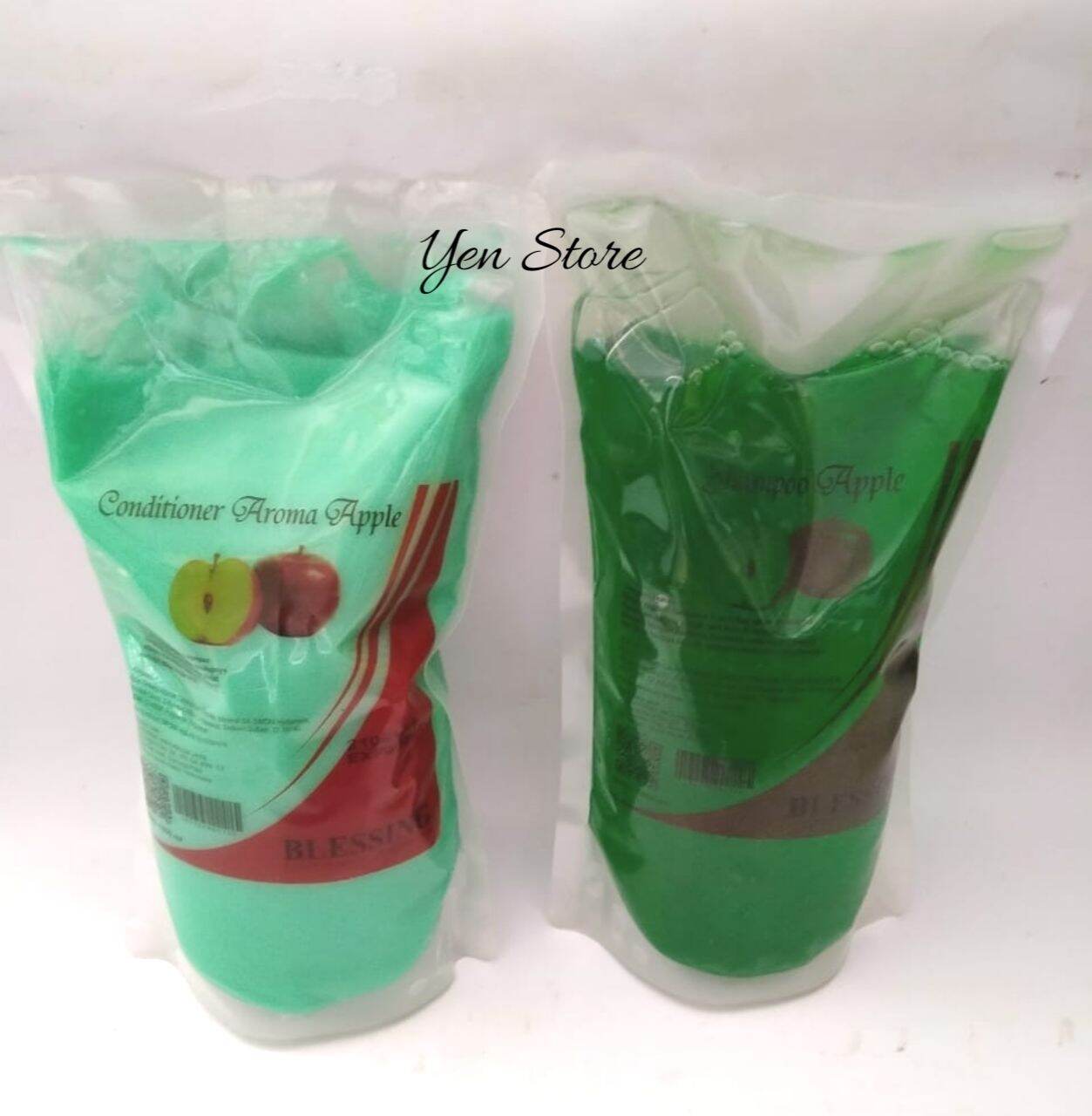 Paket Shampoo Conditioner Blessing Apel 1 Liter | Lazada Indonesia