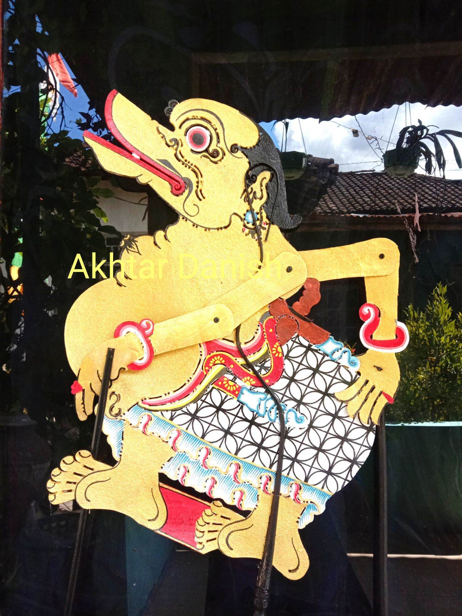 wayang kulit togog//kualitas bagus//ukuran standar pedalangan//asli ...