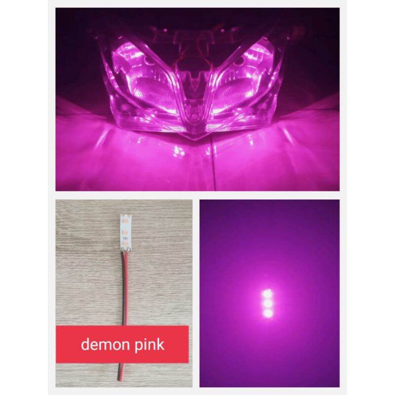 lampu devil eye eyes demon 3titik 3 mata tanpa kabel | Lazada Indonesia