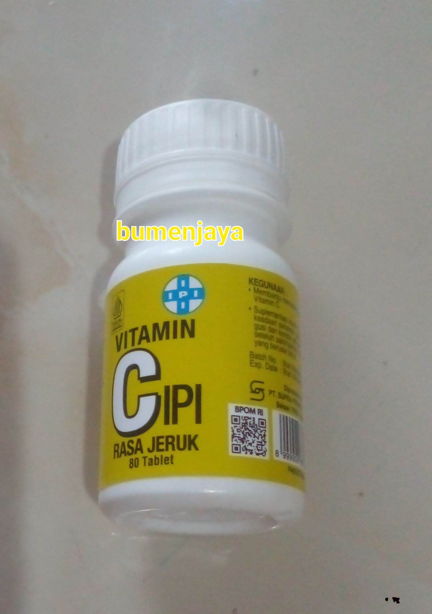 vitamin c ipi isi 80 vitamin c ipi botol | Lazada Indonesia