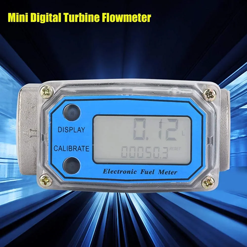 Flow meter solar Digital Flow meter Bbm Digital 2 inch Digital turbine ...