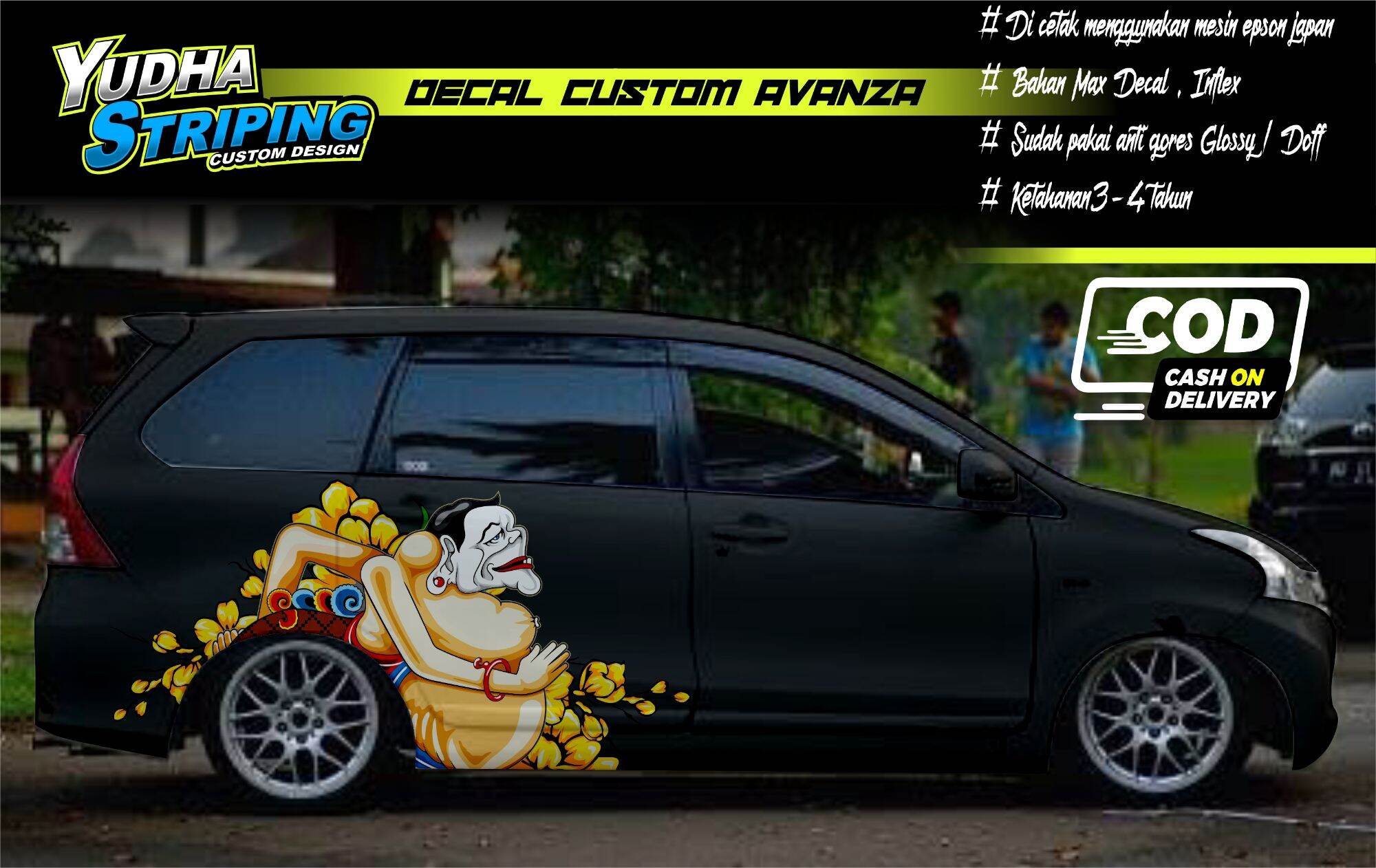 STICKER VARIASI SEMAR TOYOTA AVANZA | Lazada Indonesia