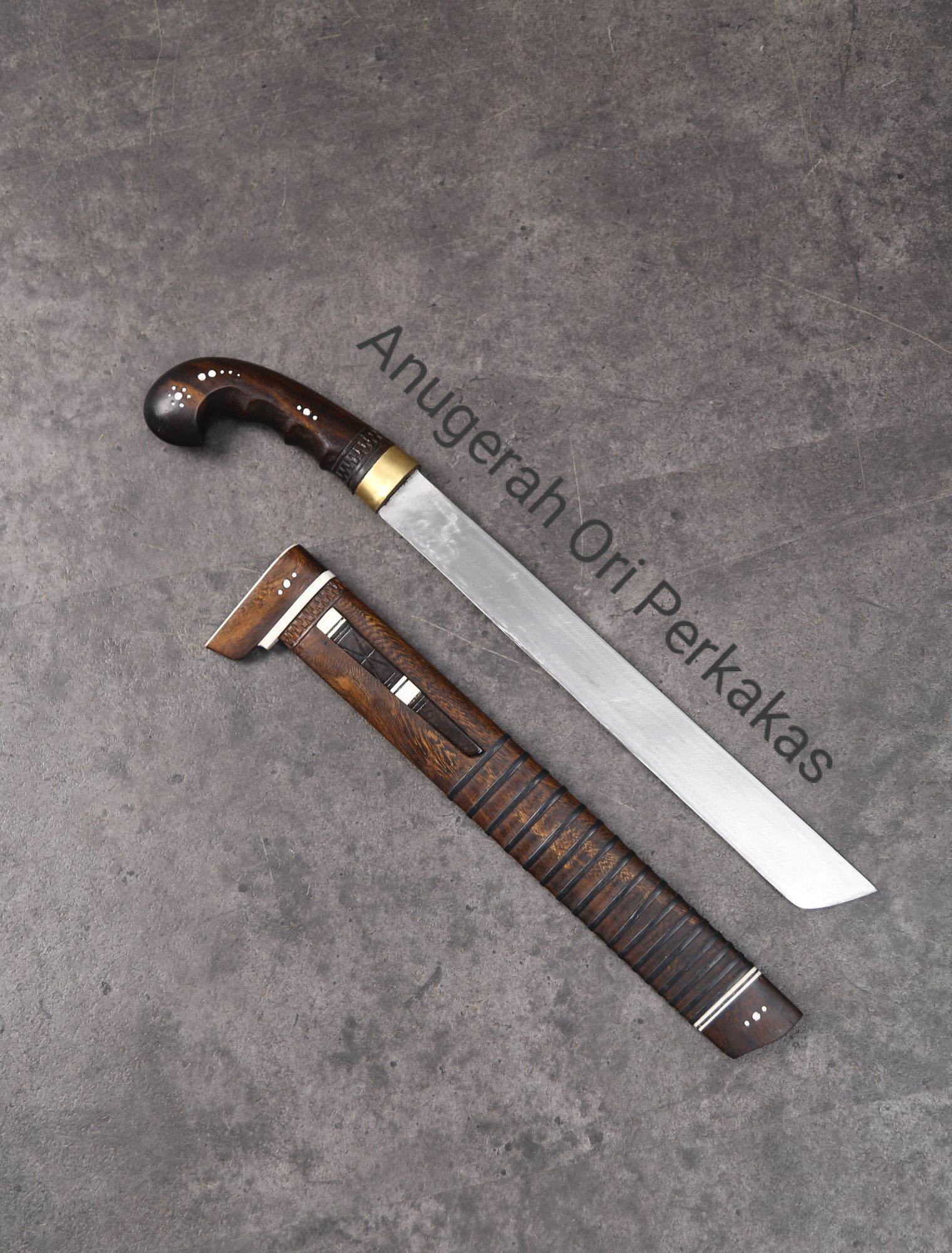 Golok Tarisi /Golok pamor / Pisau Sembelih Asli Sayat Kertas high ...