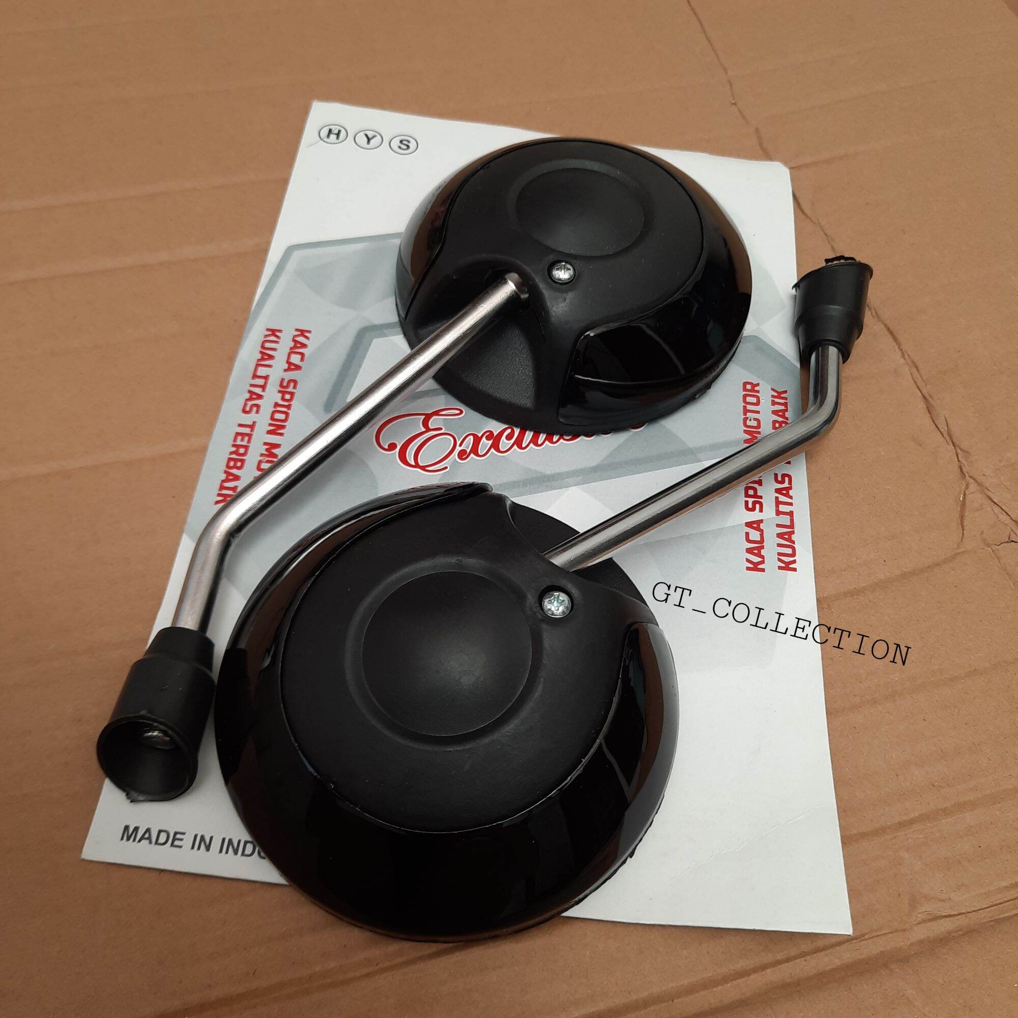 Spion Scoopy New Hitam Tangkai Chrome Spion Honda Universal | Lazada ...