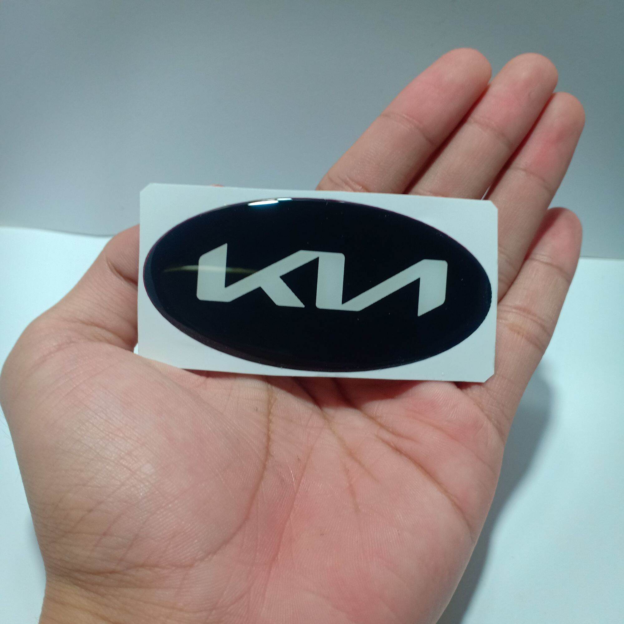 KIA NEW Emblem sticker timbul resin lentur | Lazada Indonesia