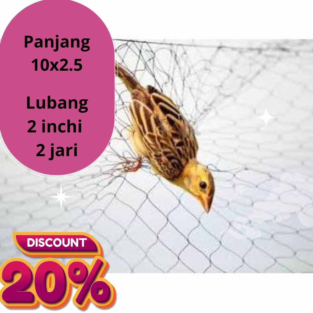 jaring burung kecil jaring hitam jaring burung emprit jaring colibri ...