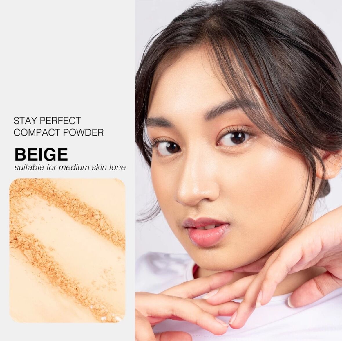 OHMYSKIN COMPACT POWDER BEDAK WAJAH STAY PERFECT BY OHMYSKIN! LOOSE POWDER BEDAK PADAT BY OH MY ...