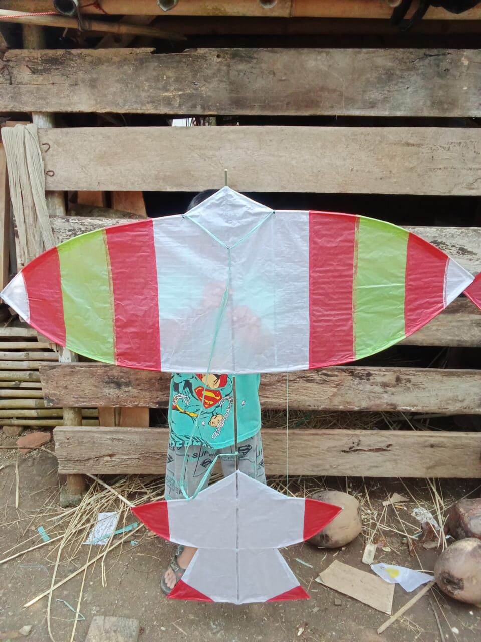 Rangka layangan model raja & ratu, layangan besar uk 180cm | Lazada ...